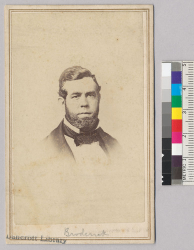 [Portrait of David Colbreth Broderick.] — Calisphere