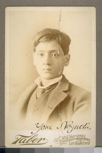 [Portrait of young Yone Noguchi.] — Calisphere