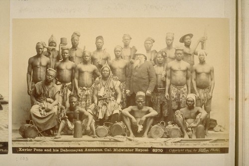 Xavier Pene and his Dahomeyan Amazons, Cal Midwinter Exposi — Calisphere