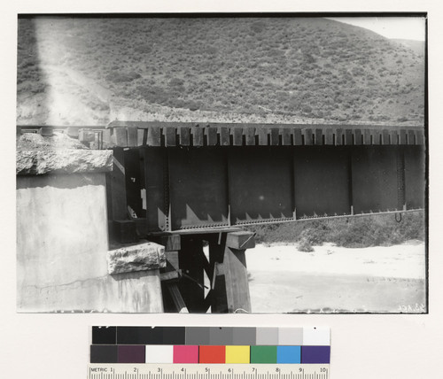 Chittenden Bridge over Pajaro River of Chittenden dragged from its ?, 3 ...