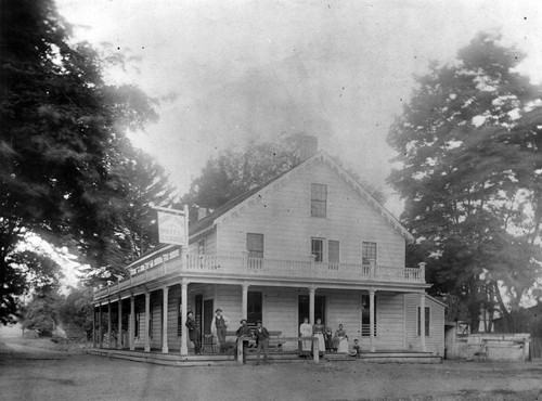 Dougherty Station Hotel (c. 1900), photograph — Calisphere