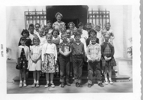 Student Field Trip to Library, Visalia, Calif., 1957 — Calisphere