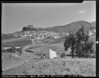 Town of Ardales, view in the distance, Ardales, 1929 — Calisphere