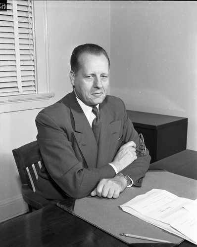 Portrait of San Jose State College President John T. Walquist — Calisphere
