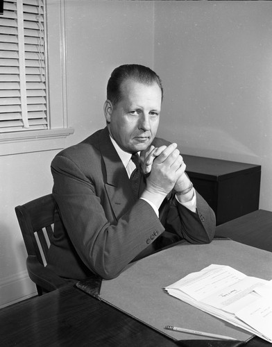 Portrait of San Jose State College President John T. Walquist — Calisphere