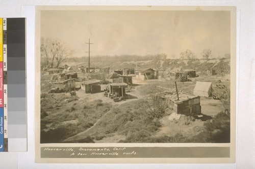 Hooverville, Sacramento, California. A few Hooverville roofs — Calisphere