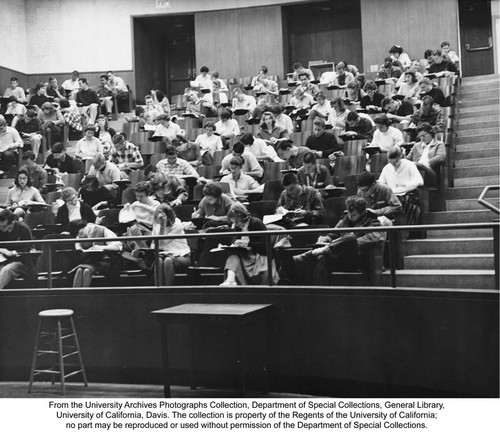 Haring Hall, class — Calisphere