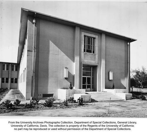 Haring Hall, South Entrance — Calisphere
