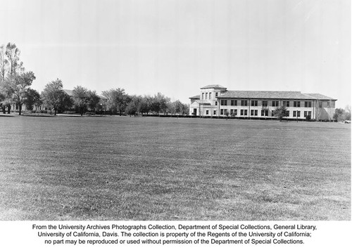 Hart Hall, looking west from the Quad — Calisphere