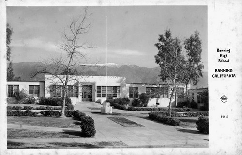 Banning High School Banning California — Calisphere