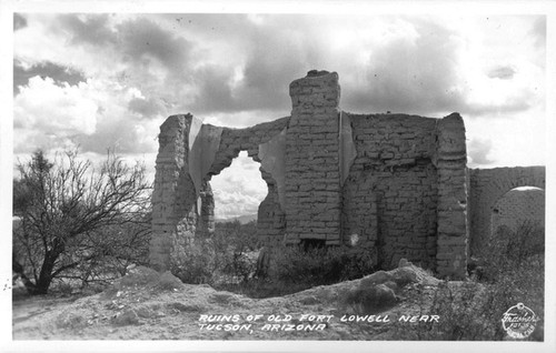 Ruins of Old Fort lOwell near Tucson, Arizona — Calisphere