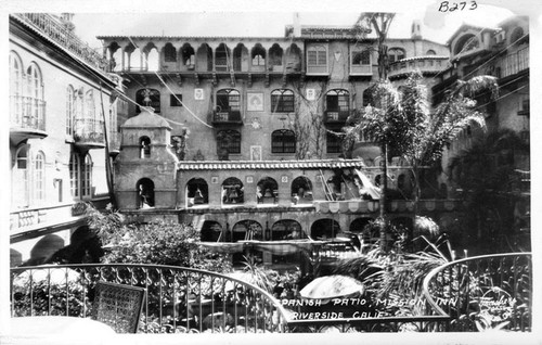 Spanish Patio, Mission Inn, Riverside, Calif — Calisphere