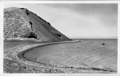 Along the Shore of Paoha Island Mono Lake, Calif — Calisphere