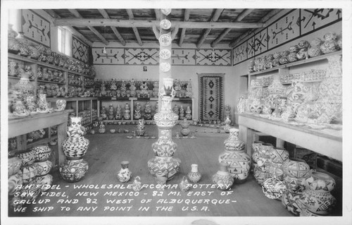 A.H. Fidel - Wholesale Acoma Pottery, San Fidel, New Mexico - 82 miles ...