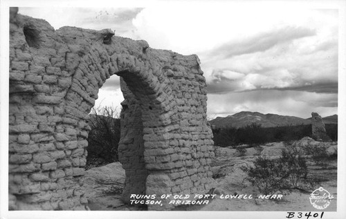 Ruins of Old Fort Lowell near Tucson, Arizona — Calisphere