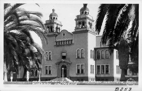 Administratin Bldg., Sherman Institute, Riverside, California — Calisphere