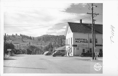 Historic Hotel Alpine Markleeville, California — Calisphere