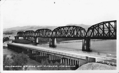Colorado Bridge at Parker, Arizona — Calisphere