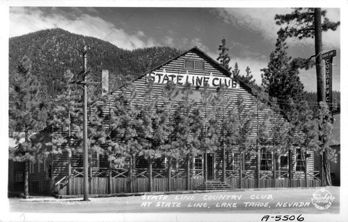 State Line Country Club, at State Line, Lake Tahoe, Nevada — Calisphere