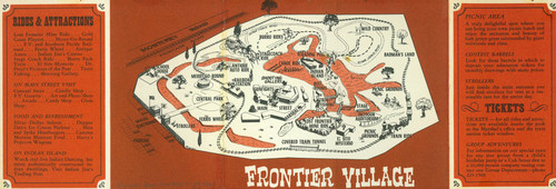 Frontier Village foldout map — Calisphere