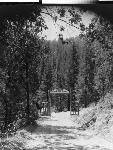 Trinity Alps Resort Gate — Calisphere