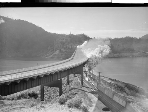 The Pit River Bridge Over Shasta Lake, Calif — Calisphere