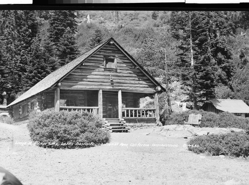 Lodge at Packer Lake, Lakes Basin Recreational Area, Calilfornia ...