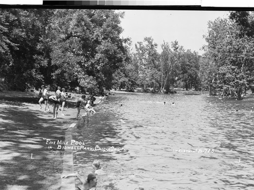 "Five Mile Pool" in Bidwell Park, Chico, Calif — Calisphere
