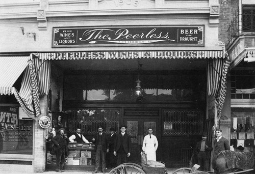 Peerless Bar, Anaheim [graphic] — Calisphere