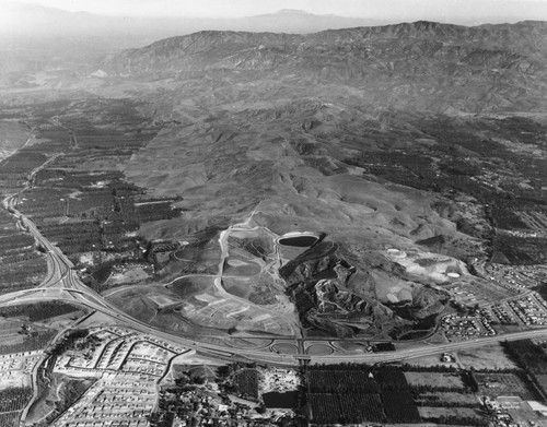 Aerial View of Anaheim, Anaheim Hills Area. [graphic] — Calisphere