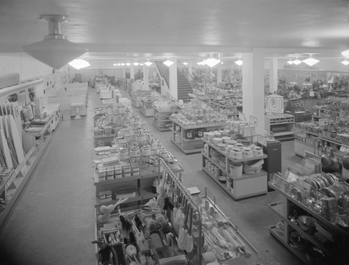 Interior view of Sears, Roebuck and Company — Calisphere