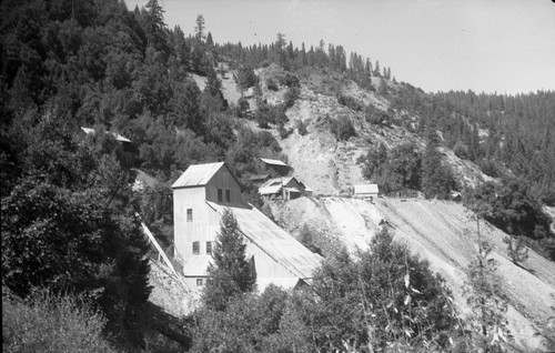 Plumbago Mine, Sierra County, California, Above and North of Middle ...