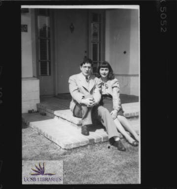 BH with Lucille Fletcher, ca 1947 — Calisphere