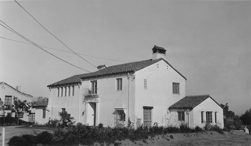 George Barry house, front and side views — Calisphere