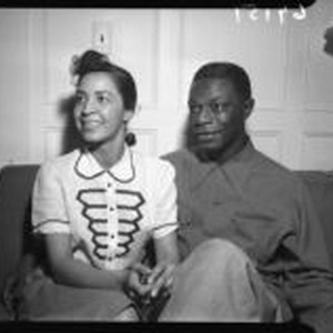 Nat King Cole and Maria Cole, Los Angeles, 1951 — Calisphere