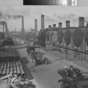 [Photograph of a street at the Standard Oil Refinery] — Calisphere