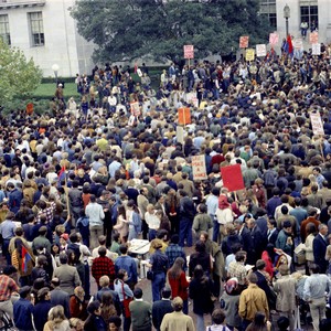 Audience for Angela Davis and Herbert Marcuse — Calisphere