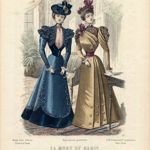 American fashions, Winter 1897 — Calisphere