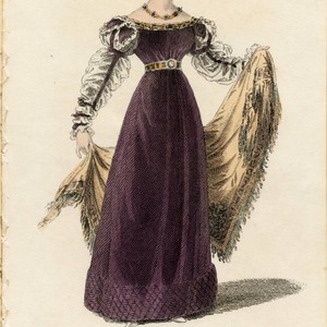 Evening dress, 1825 — Calisphere