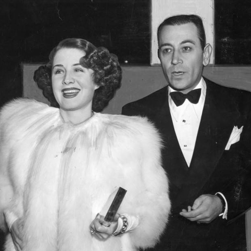 George Raft And Wife Johnny Angel 1945 George Raft Vintage Trade Ad