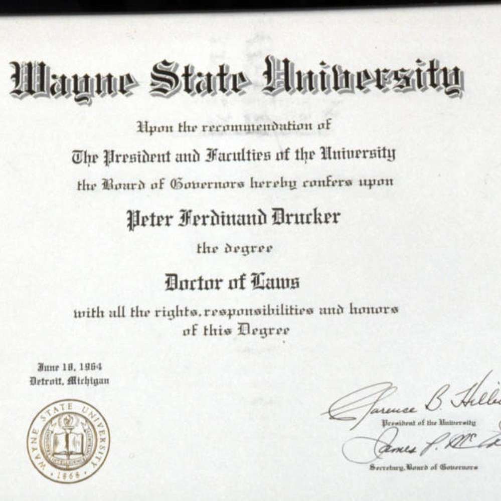 Wayne State University Degree