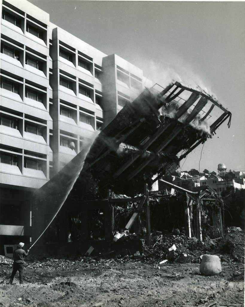 San Francisco General Hospital (SFGH) building demolition — Calisphere