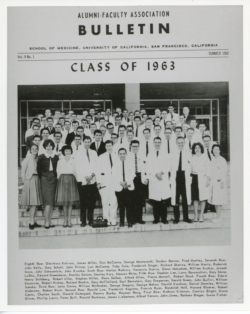 School of Medicine, Class of 1963 — Calisphere