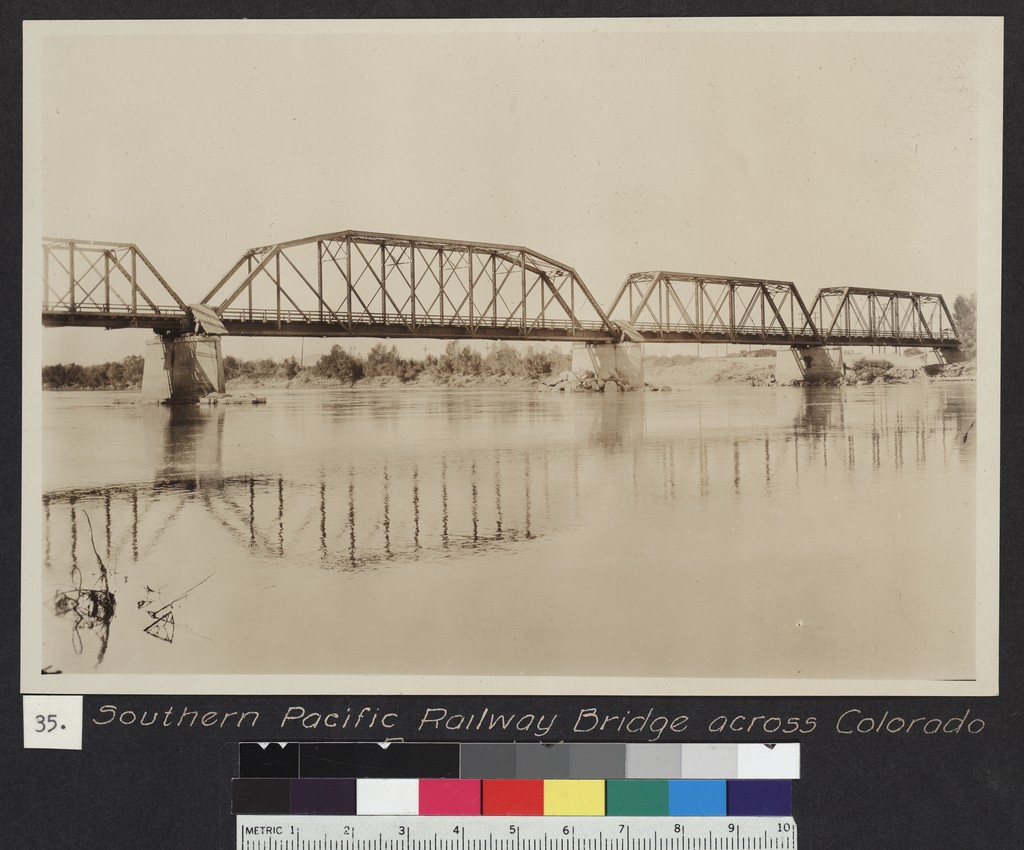 Southern Pacific Railroad Bridge across Colorado River at Yuma — Calisphere