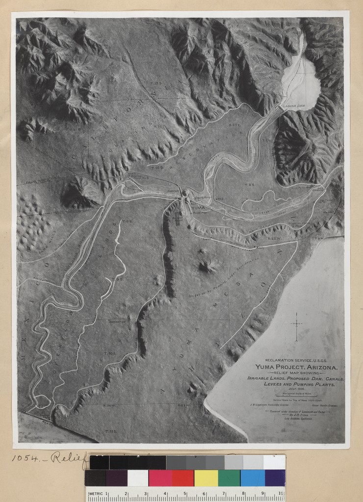 Relief Map of Yuma Project — Calisphere