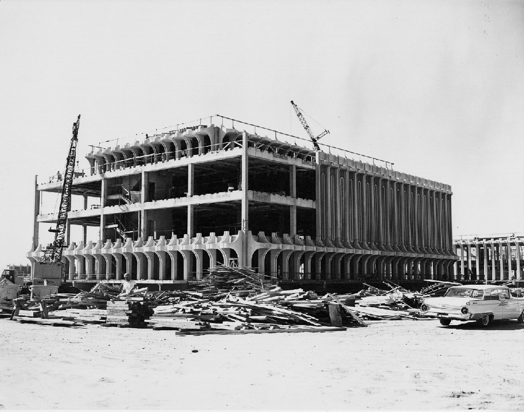 Construction of library building — Calisphere