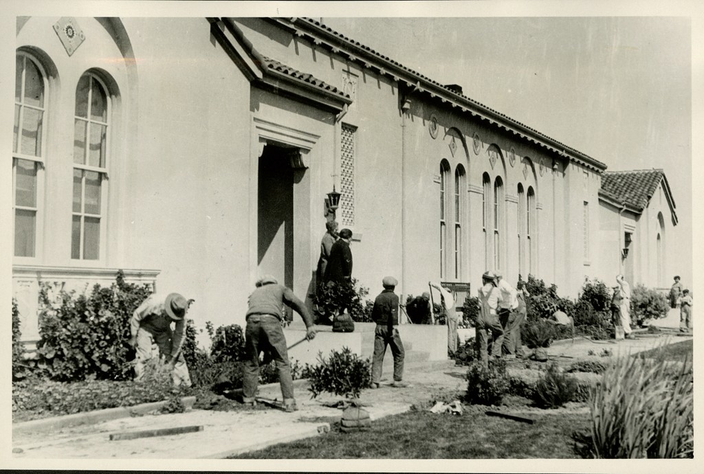 Landscape at the Valley School of Banta — Calisphere