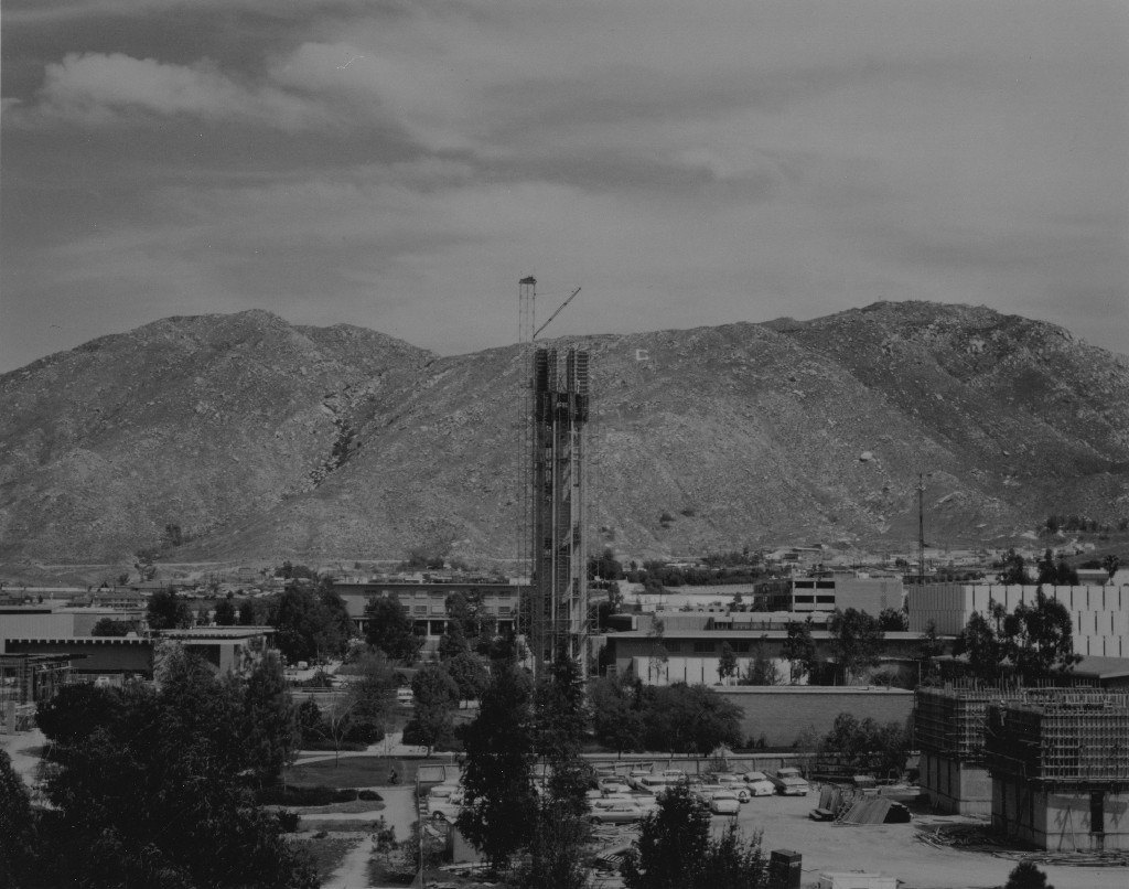 UCR Bell Tower under construction — Calisphere
