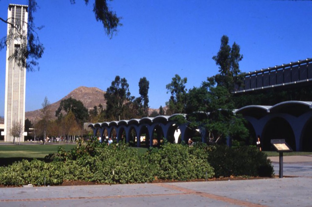 UCR Bell Tower and Rivera Library arches — Calisphere