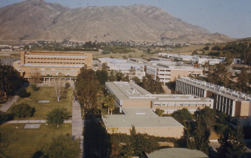 Aerial view of UCR campus — Calisphere